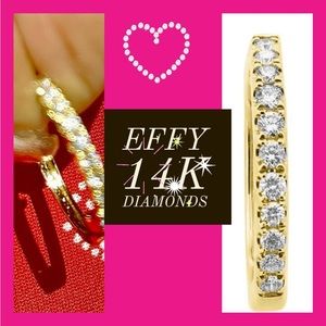 Effy | Jewelry | Effy Diamond 4 Kt Heart Ring Sz 7 Effy 14 Kt Diamond ...